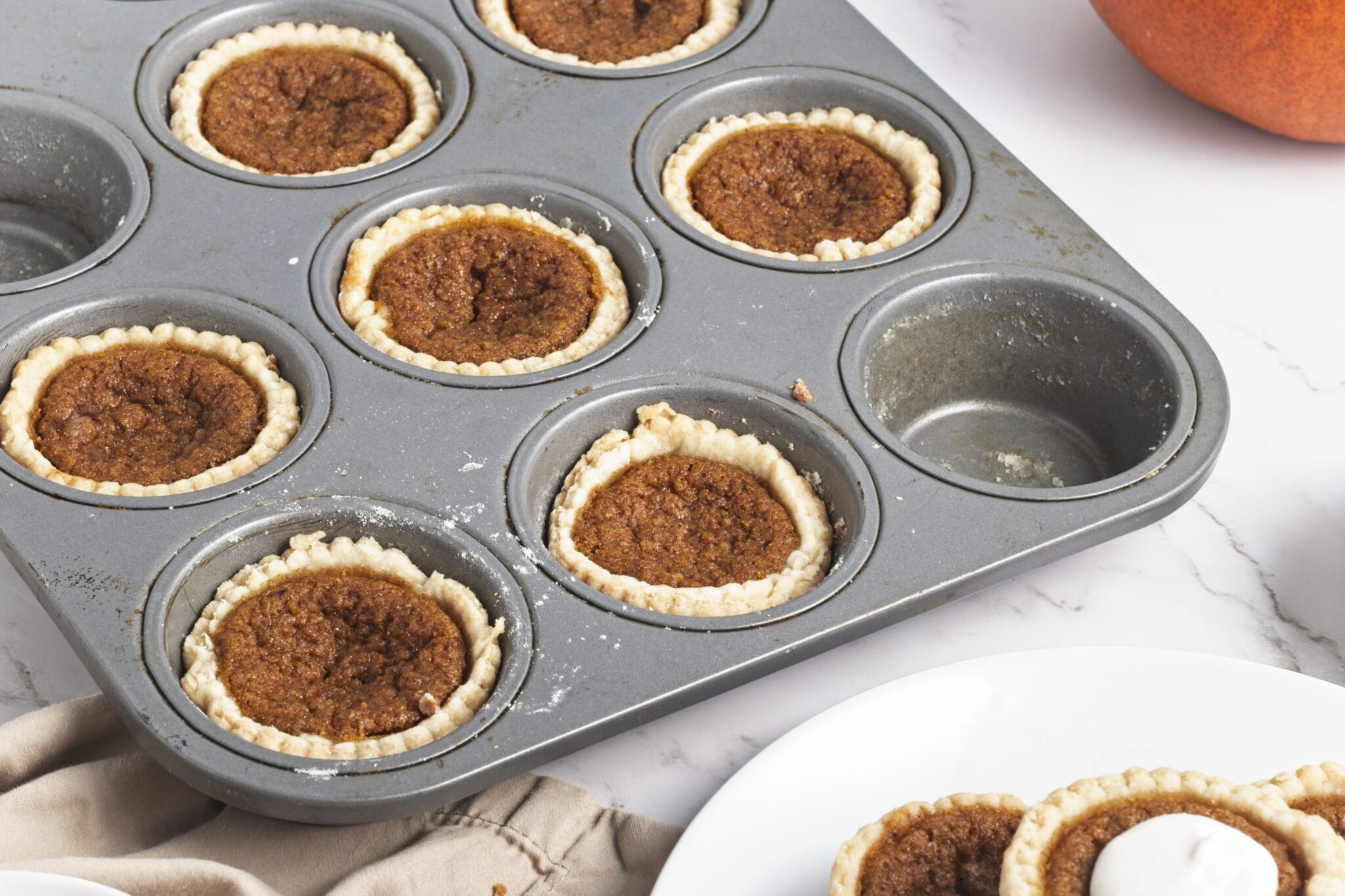 Gluten Free Mini Pumpkin Pies - The Happy Body Project