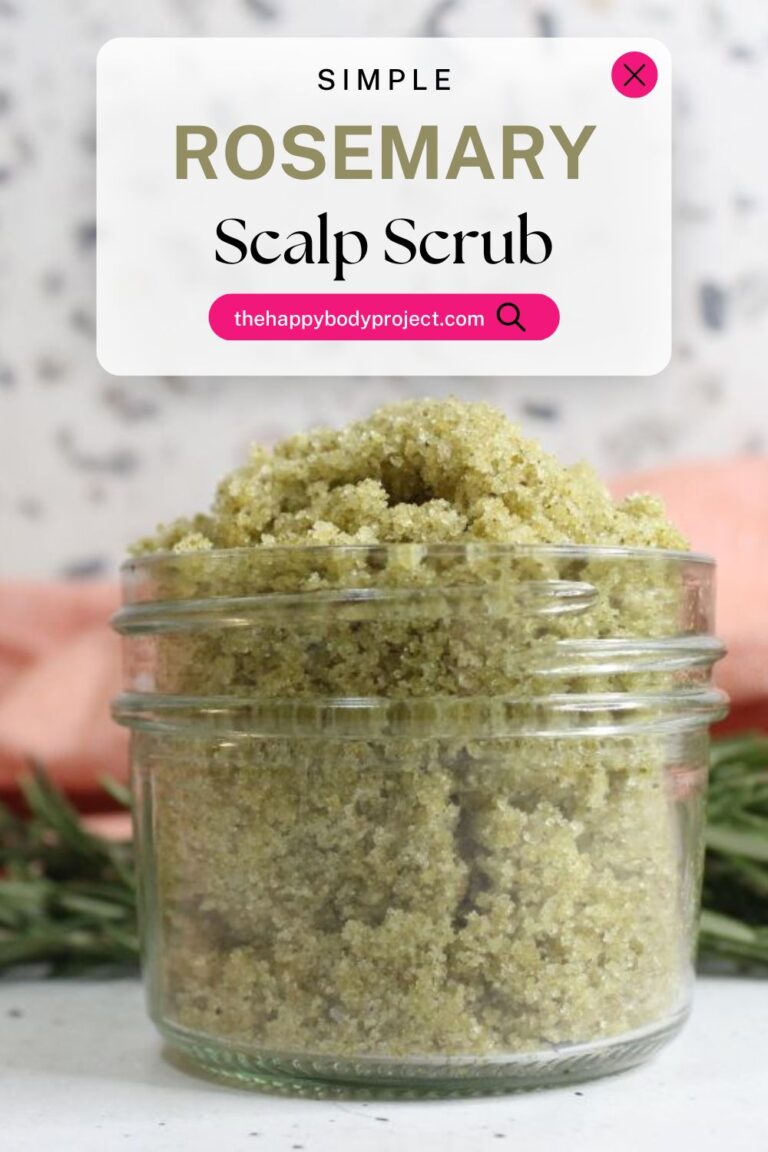 Rosemary Scalp Scrub - The Happy Body Project