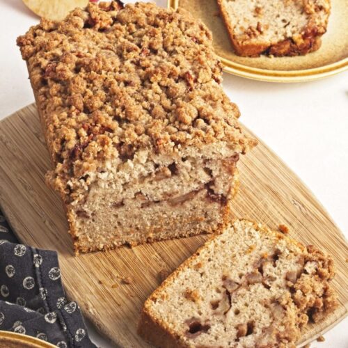 Apple Crumble Loaf - The Happy Body Project