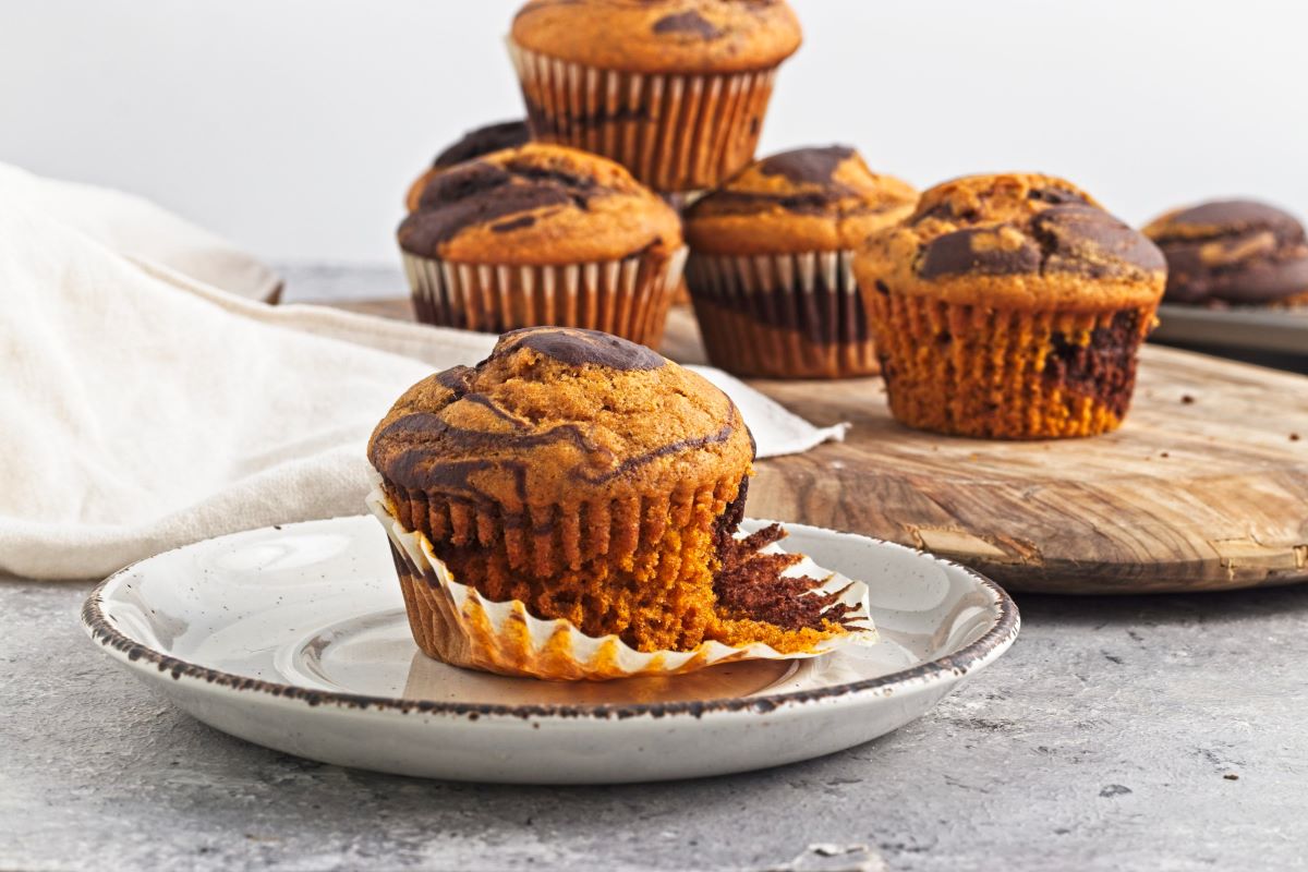 Pumpkin Chocolate Muffins - The Happy Body Project