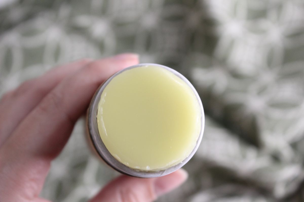 DIY Rosemary Lemon Balm Tallow Stick Recipe - The Happy Body Project