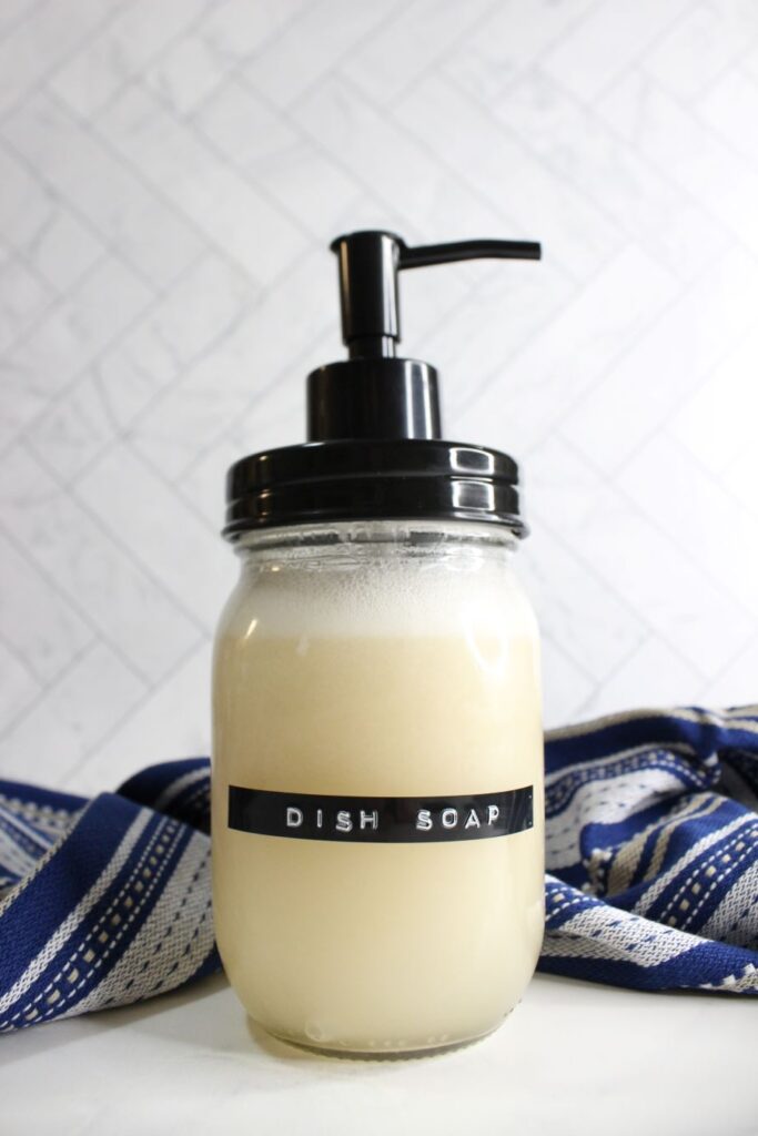 Homemade Liquid Dish Soap - The Happy Body Project