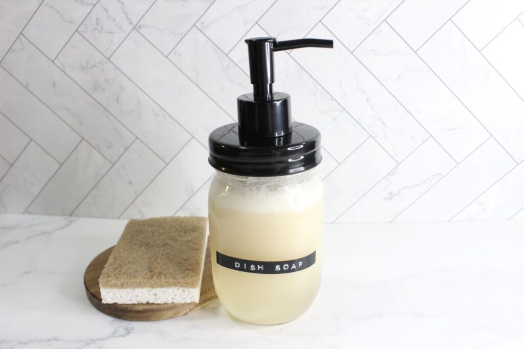 Homemade Liquid Dish Soap - The Happy Body Project