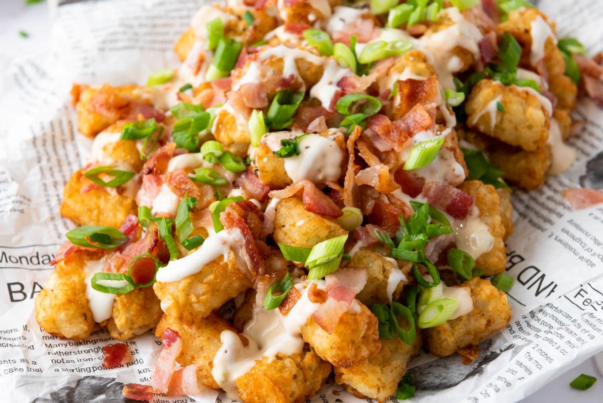 Loaded Tater Tots - The Happy Body Project