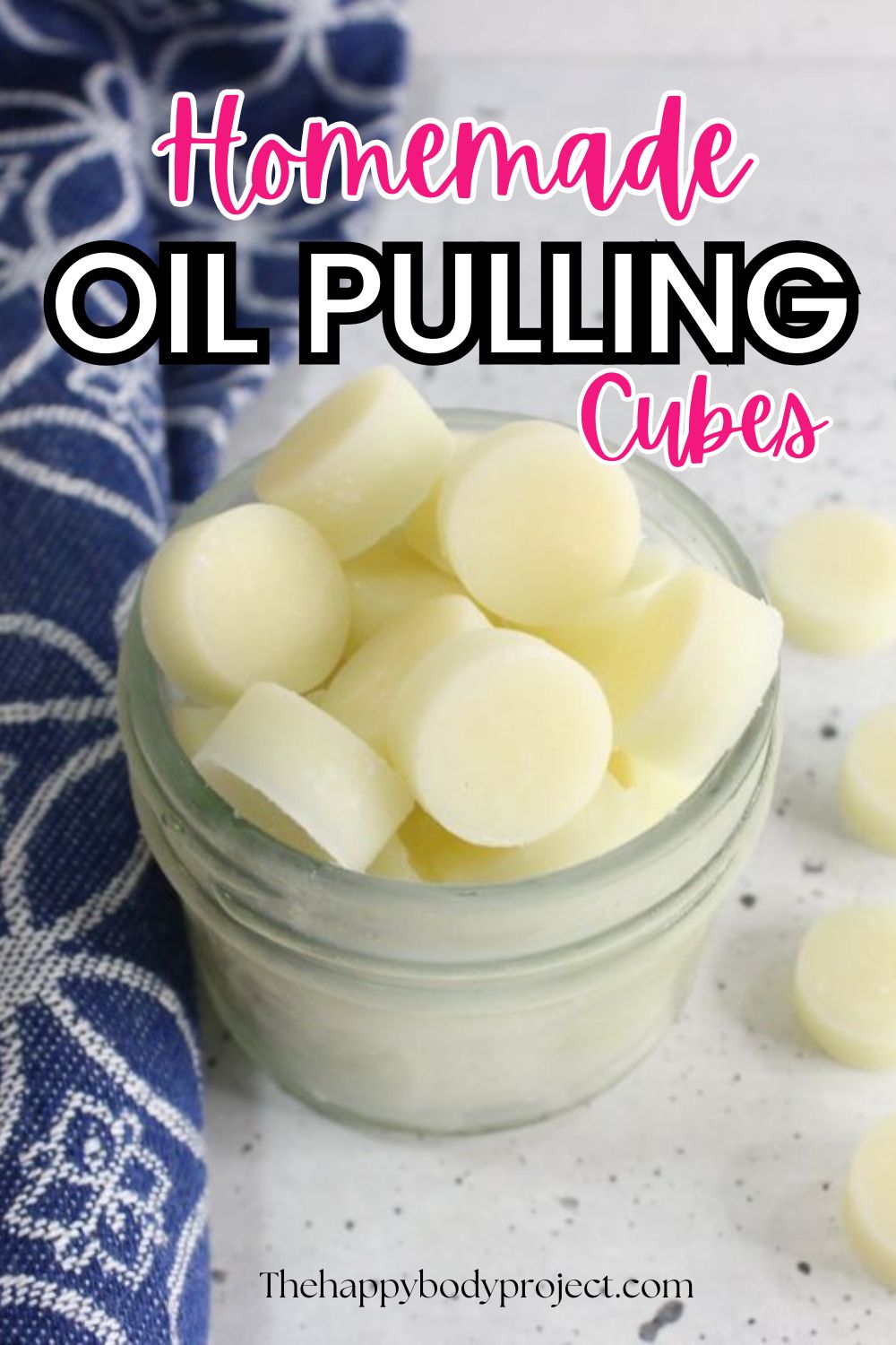 Easy Oil Pulling Cubes - The Happy Body Project