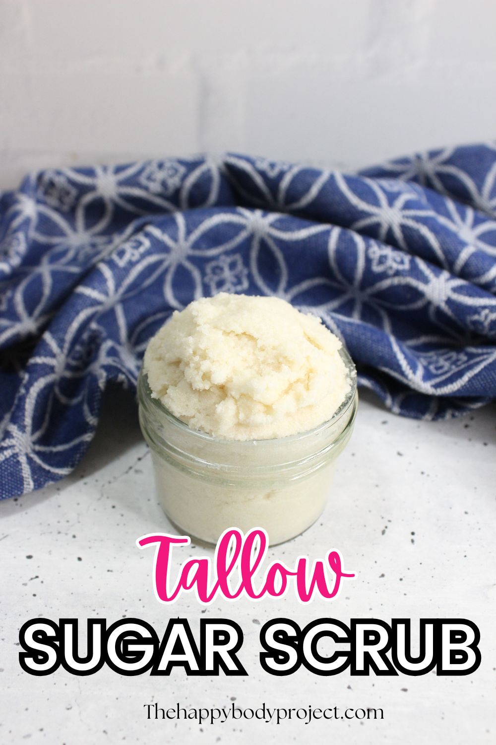 Homemade Sugar Scrub With Tallow - The Happy Body Project
